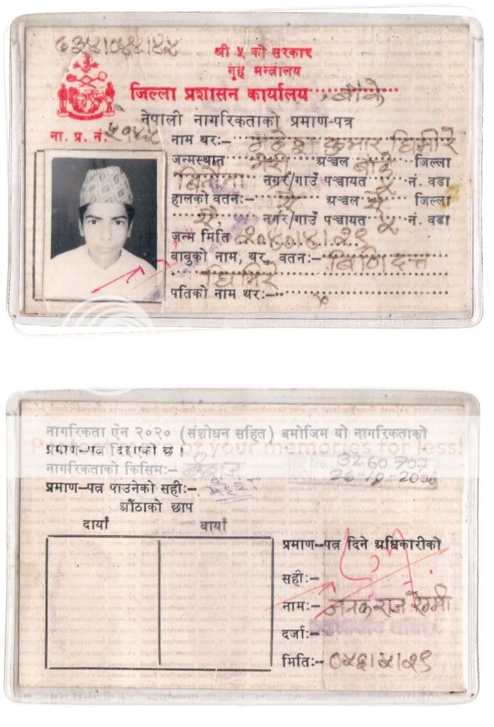 Citizenship@Nepali Photo by monu_mahesh | Photobucket